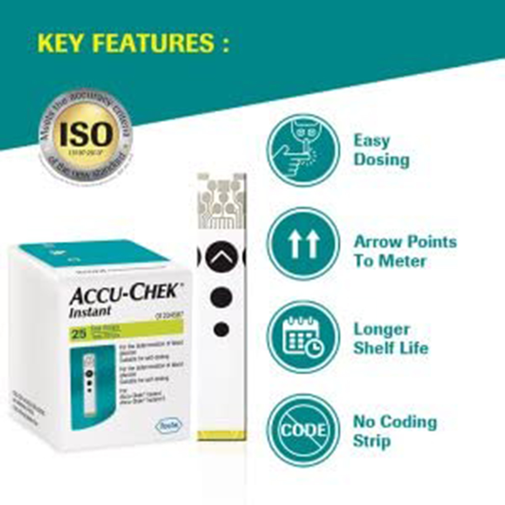 Accu-Chek Instant Blood Glucose 25 Test Strip – Stock Capital Medical
